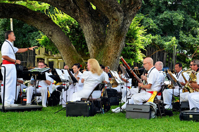 Royal Hawaiian Band at Iolani Palace