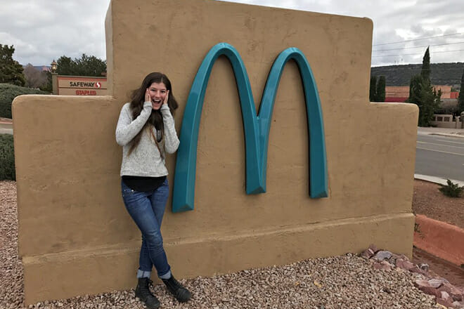 Take Photos with the Only McDonald’s in the World with Green Arches