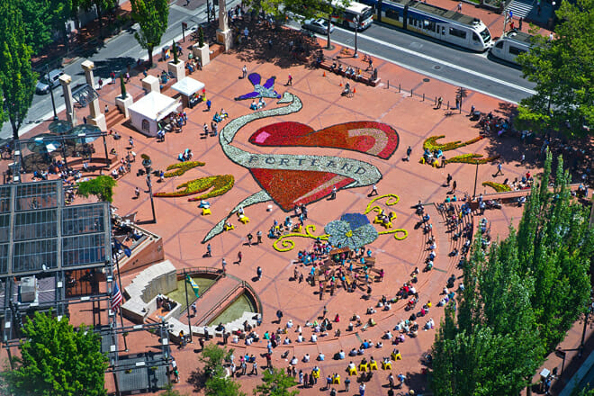 pioneer courthouse square