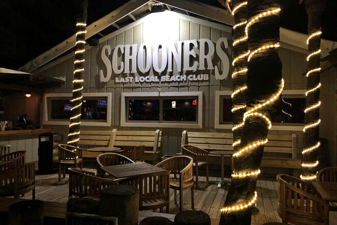 Schooners Last Local Beach Club