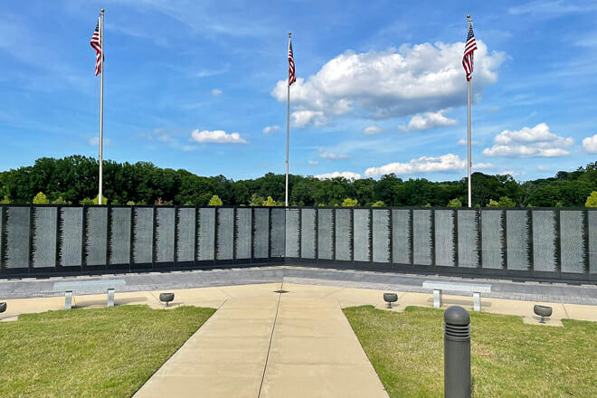 Vietnam Memorial Replica Wall