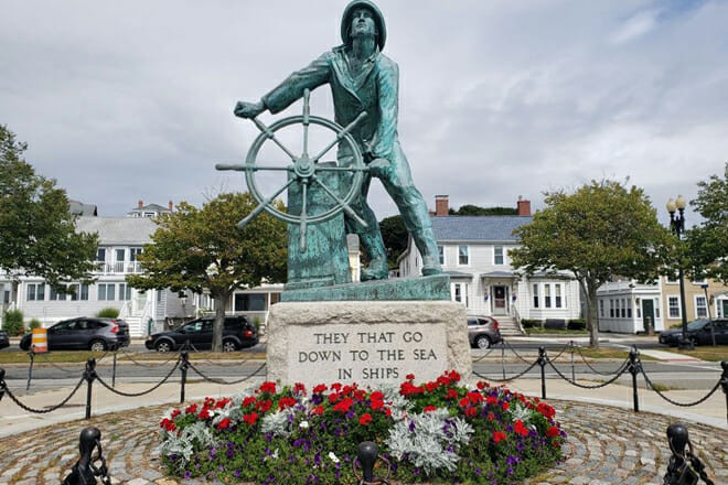 Fishermen's Memorial Monument (AKA Man at the Wheel Statue)