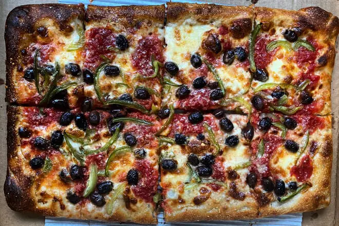 Oakwood Pizza Box