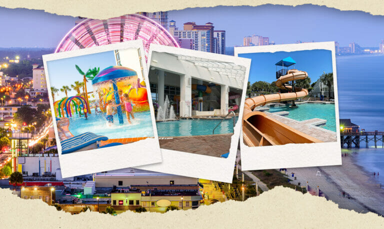 hotels with water parks in myrtle beach sc travel photo