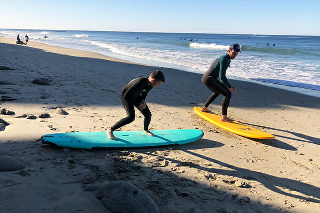 Surf Lesson in Laguna Beach