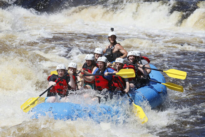 white water rafting adventure on the menominee river 1