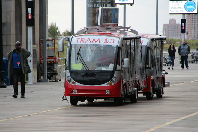 Atlantic City Boardwalk Tram Cars