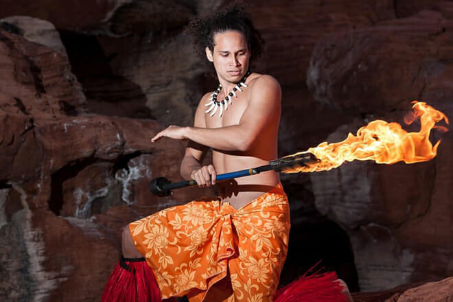 Polynesian Fire and Dinner Show