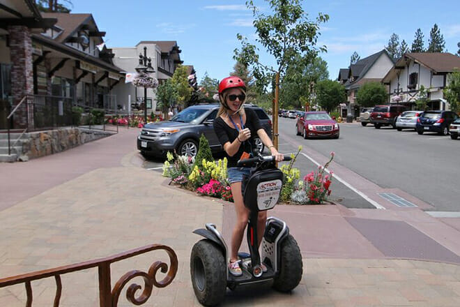 segway tour through town and forest
