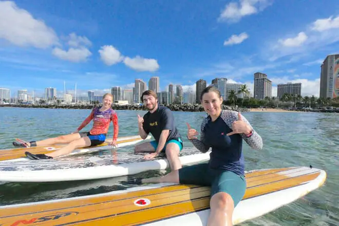 Surfing Lesson in Waikiki Beach