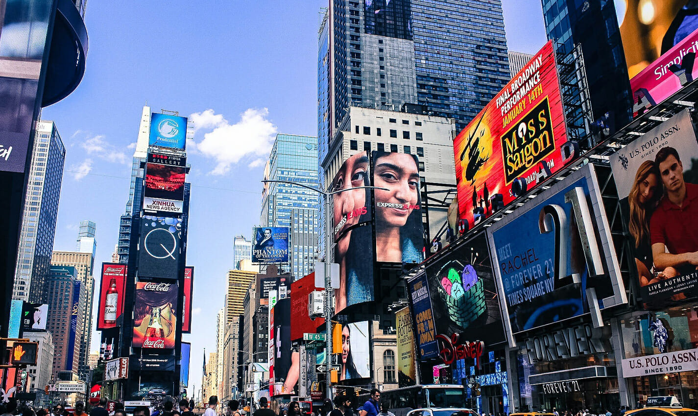 common phrases in times square travel photo