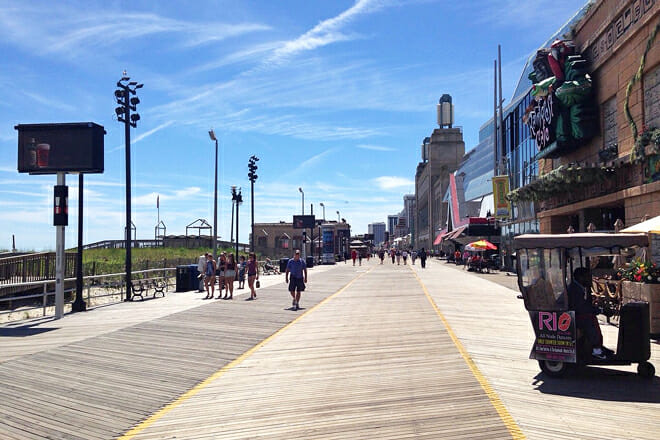 The Atlantic City Boardwalk