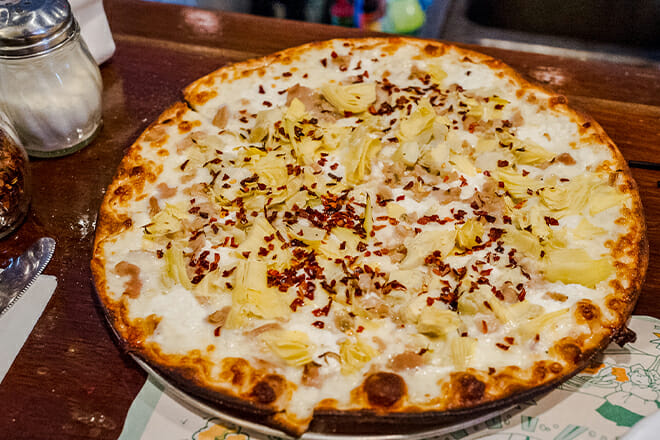White Clam Pizza Pie