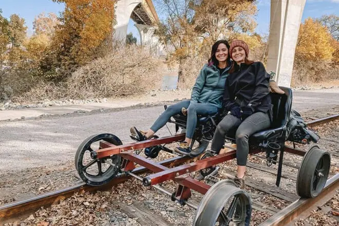 Yolo Countryside Guided Rail Bike Tour