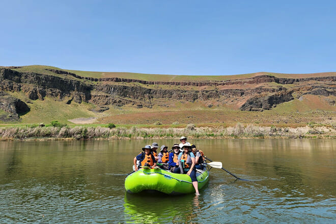 Boise River Guided Rafting, Swimming, and Wildlife Tour