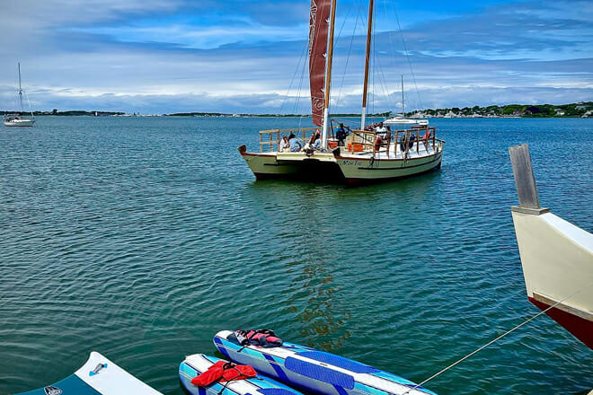 Sailing Montauk's Catamaran Mon Tiki