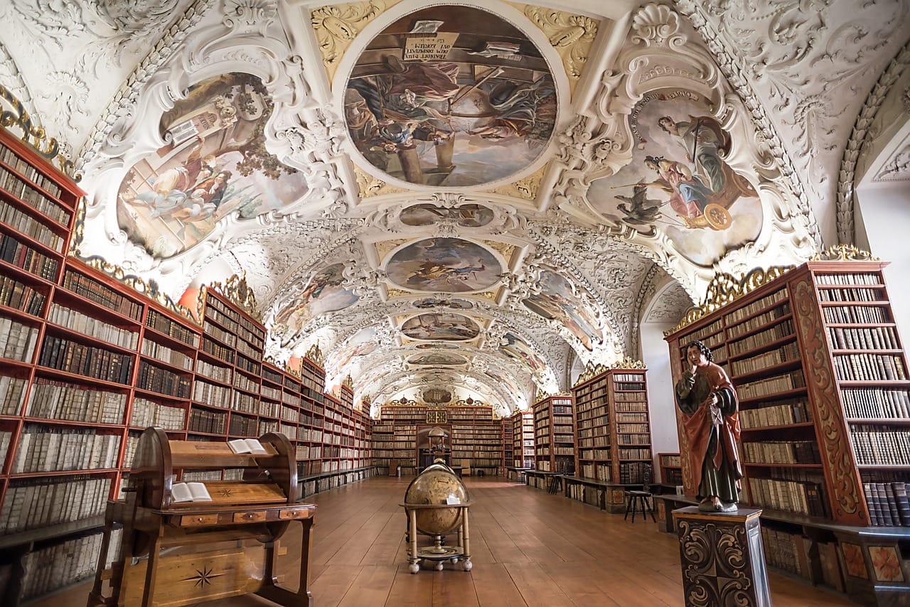 library strahov monastery 