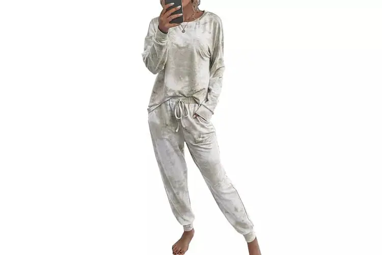prettygarden womens tie dye two piece tracksuit