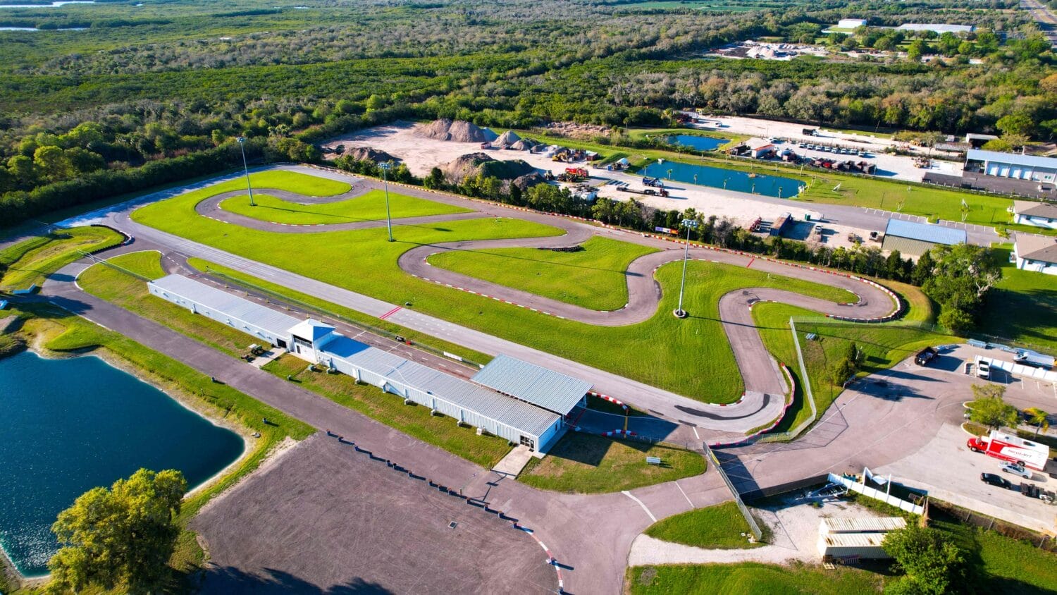18 acres of stunning race track