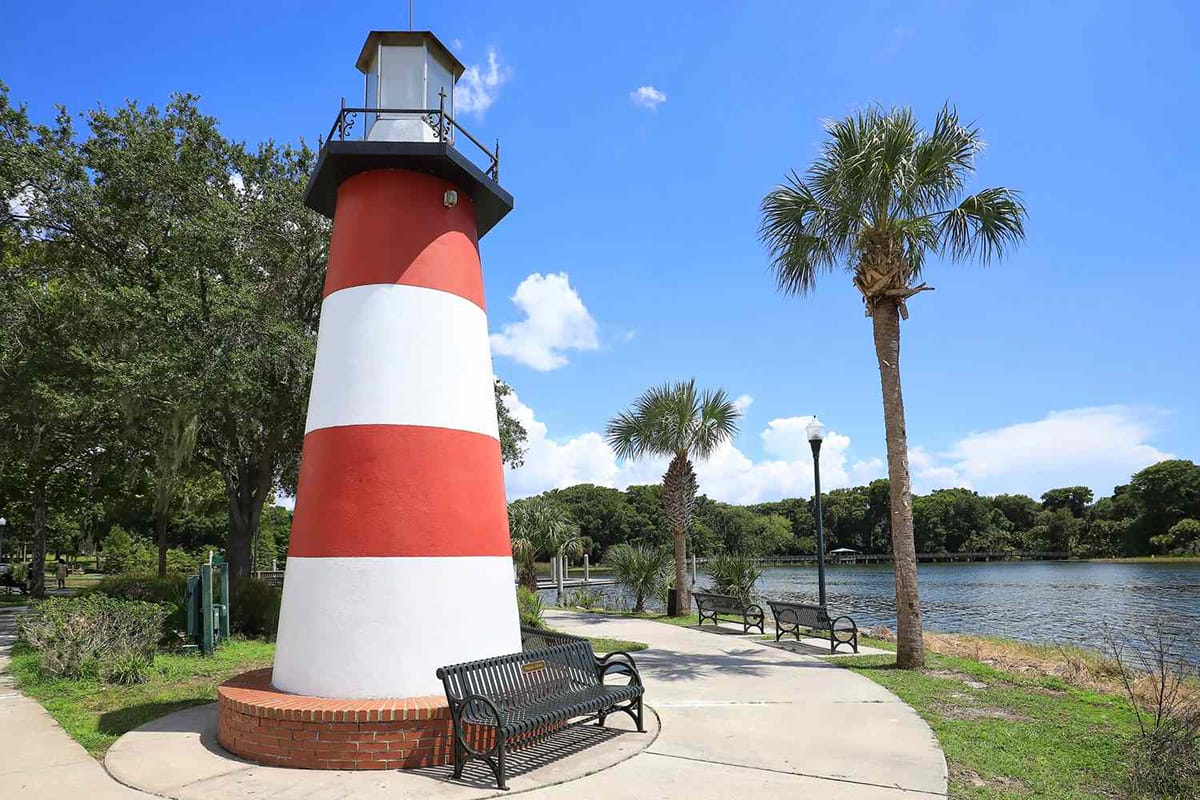 A beautiful lighthouse in Mount Dora.