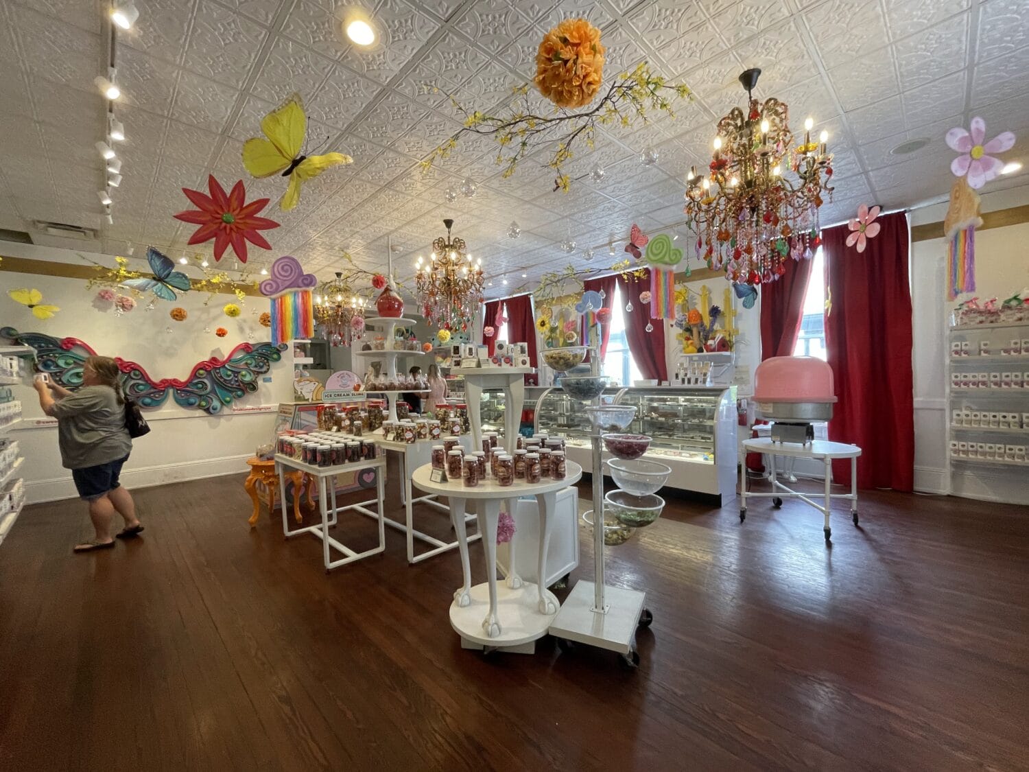A candy fairy land in Sweet Pete’s Candy.