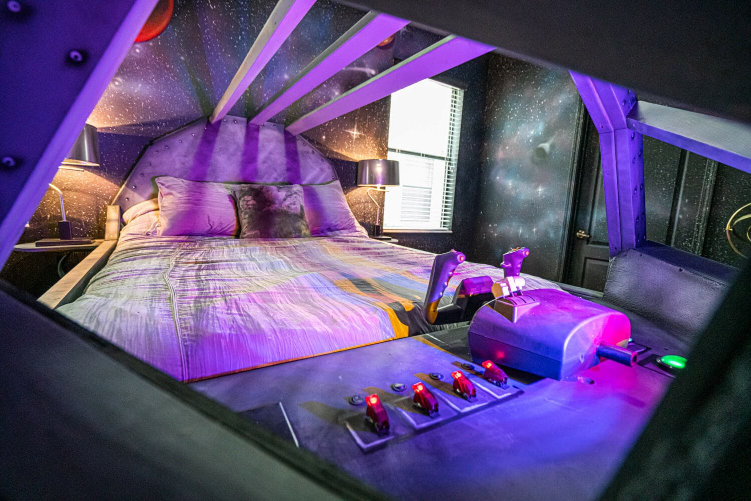 A galaxy inspired room.