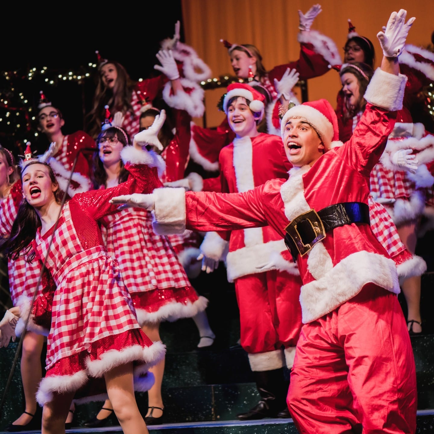 A holiday play performed at the Winterfest