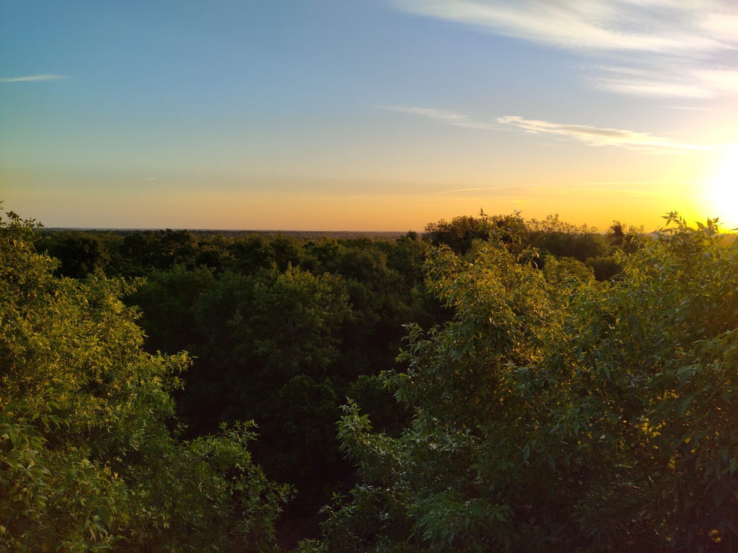 A mesmerizing sunset overlook experience on top of the tower