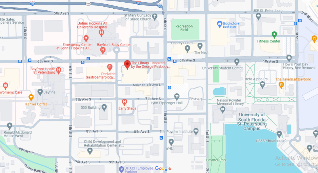 A screenshot from Google Maps of where the restaurant is located