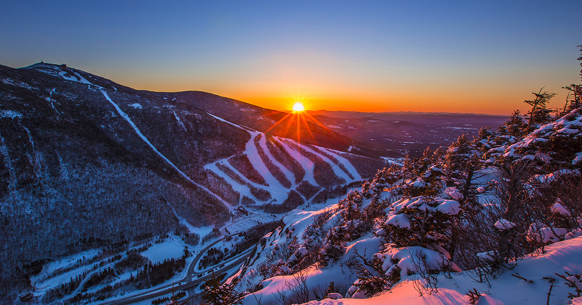 A stunning sunrise in the White Mountains