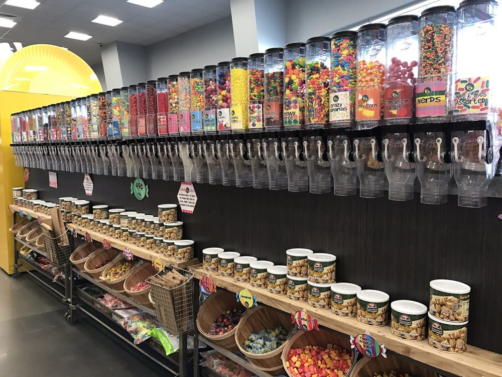 A sweet tooth haven, with various candies to choose from