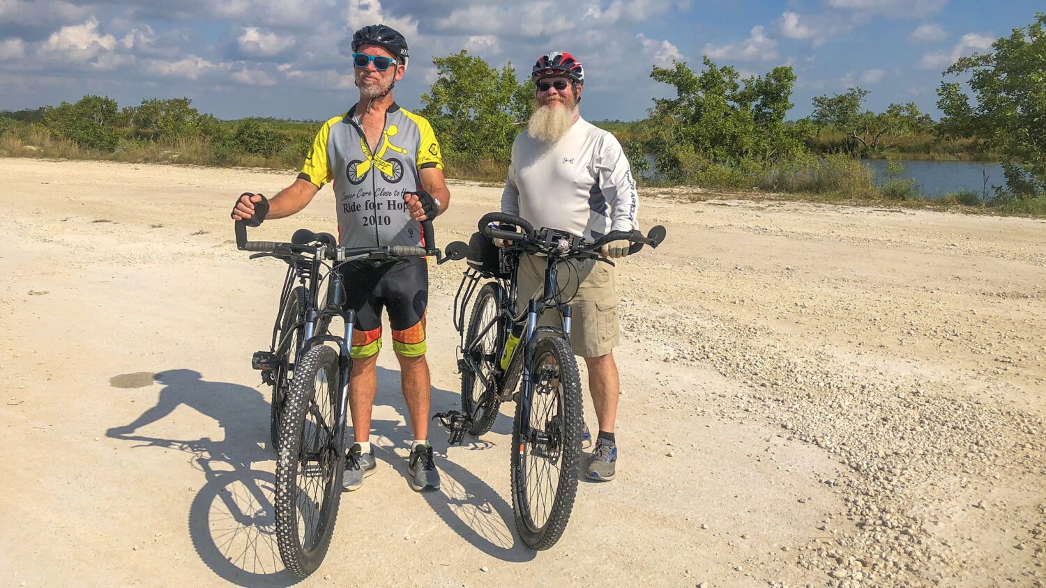An image of two bikers in Southern glades trail