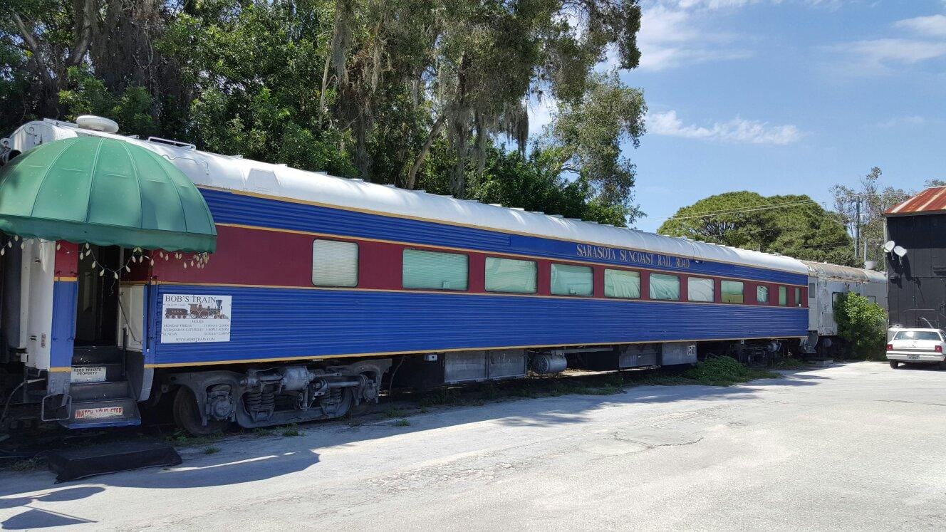 Bobs train: an exciting train themed restaurant in Florida.