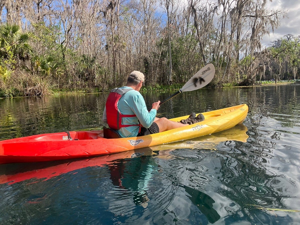 Kayaking experience in the sate park