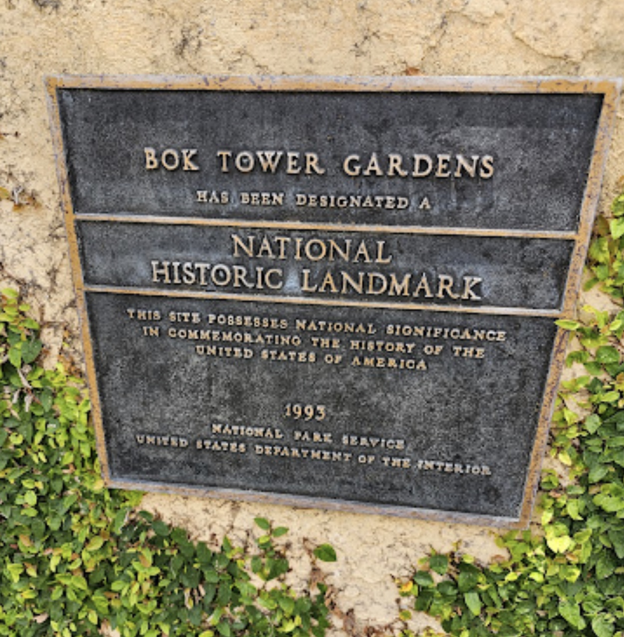 national historic landmark plaque