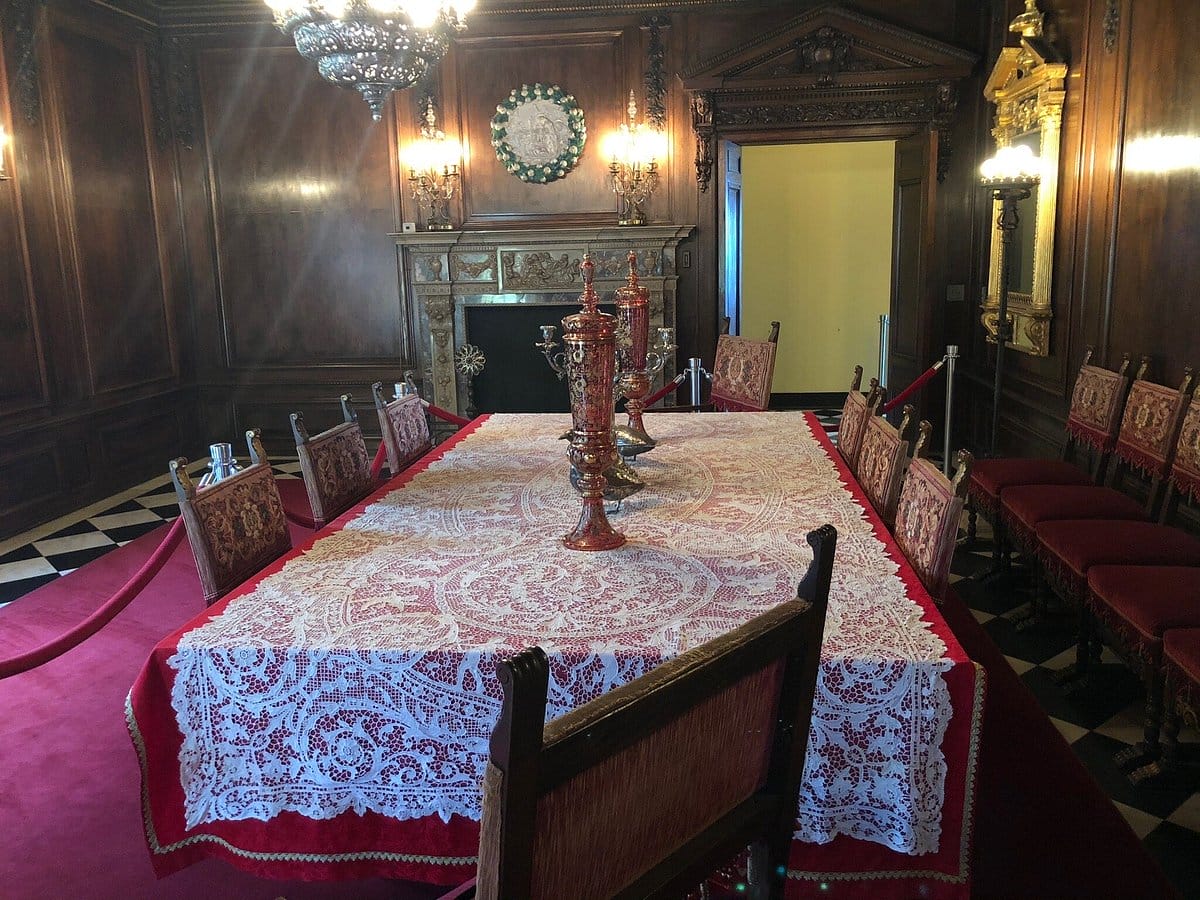 One of the rooms in the mansion.