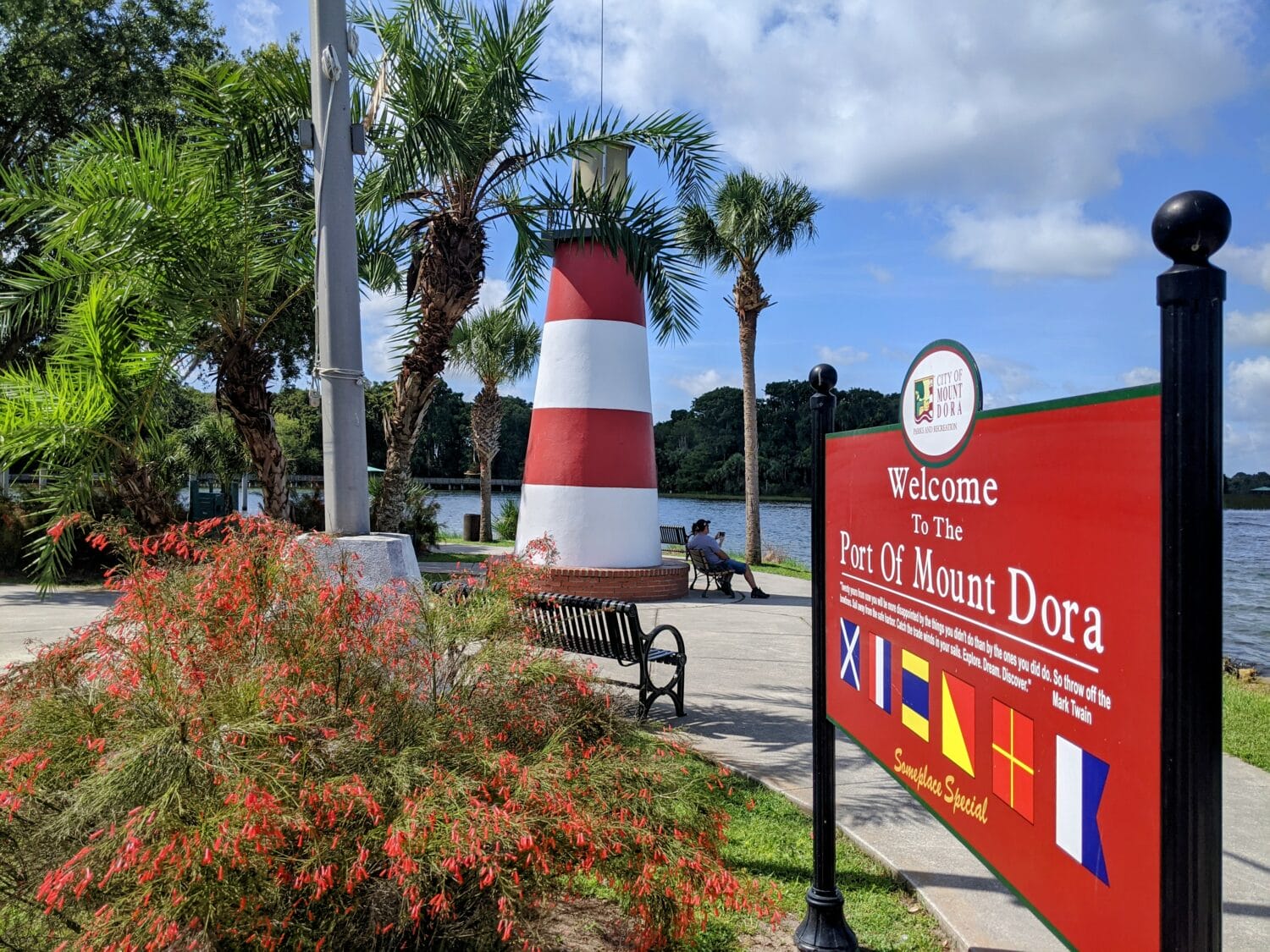 The Grantham Pointe Lighthouse in Mount Dora