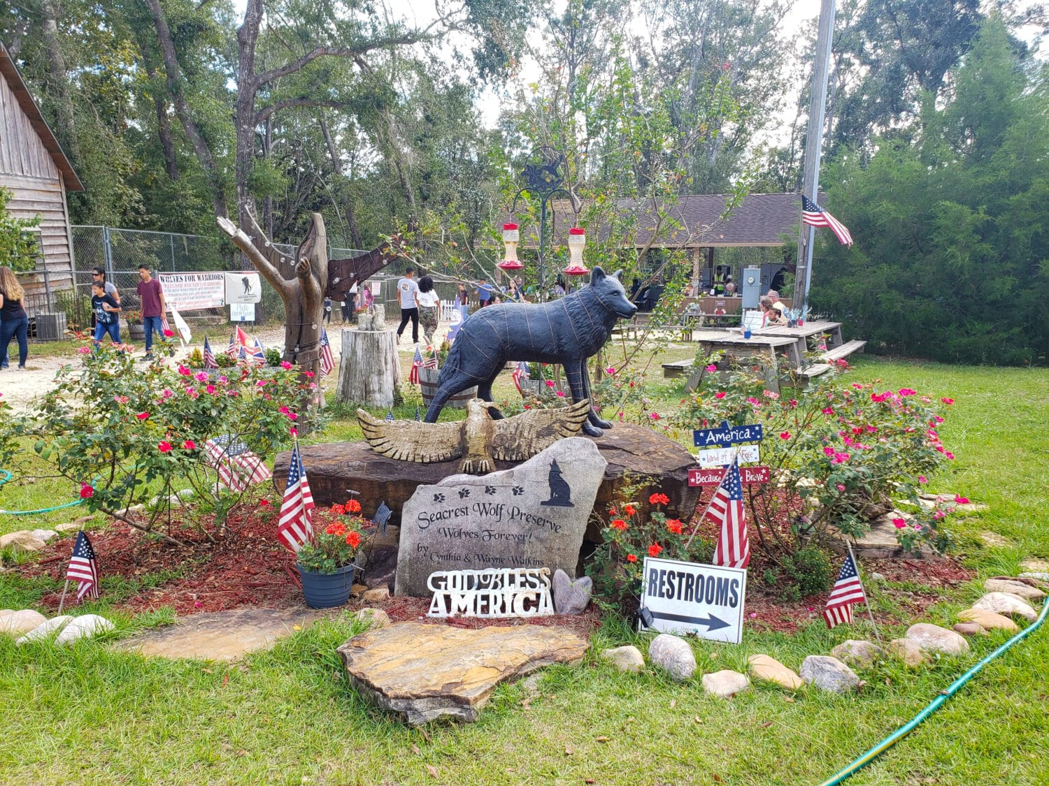 The Seacrest Wolf Preserve in Chipley, Florida.