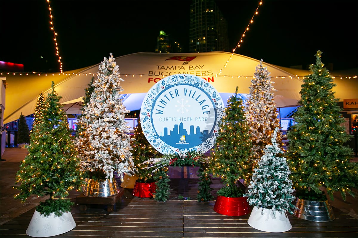 The Winter Village at Curtis Hixon Park : A holiday haven for families