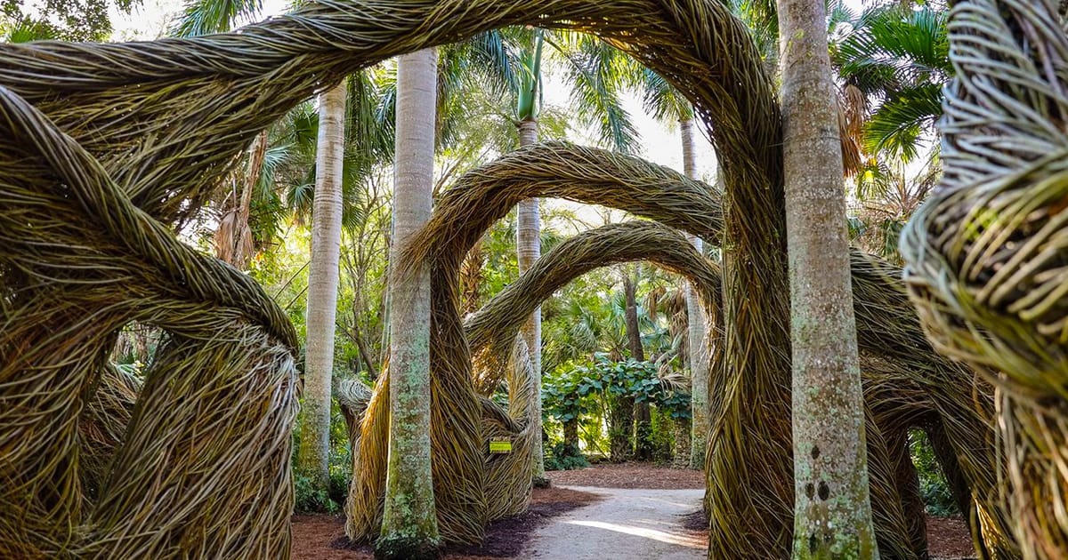 The captivating sculptures of McKee Botanical Gardens