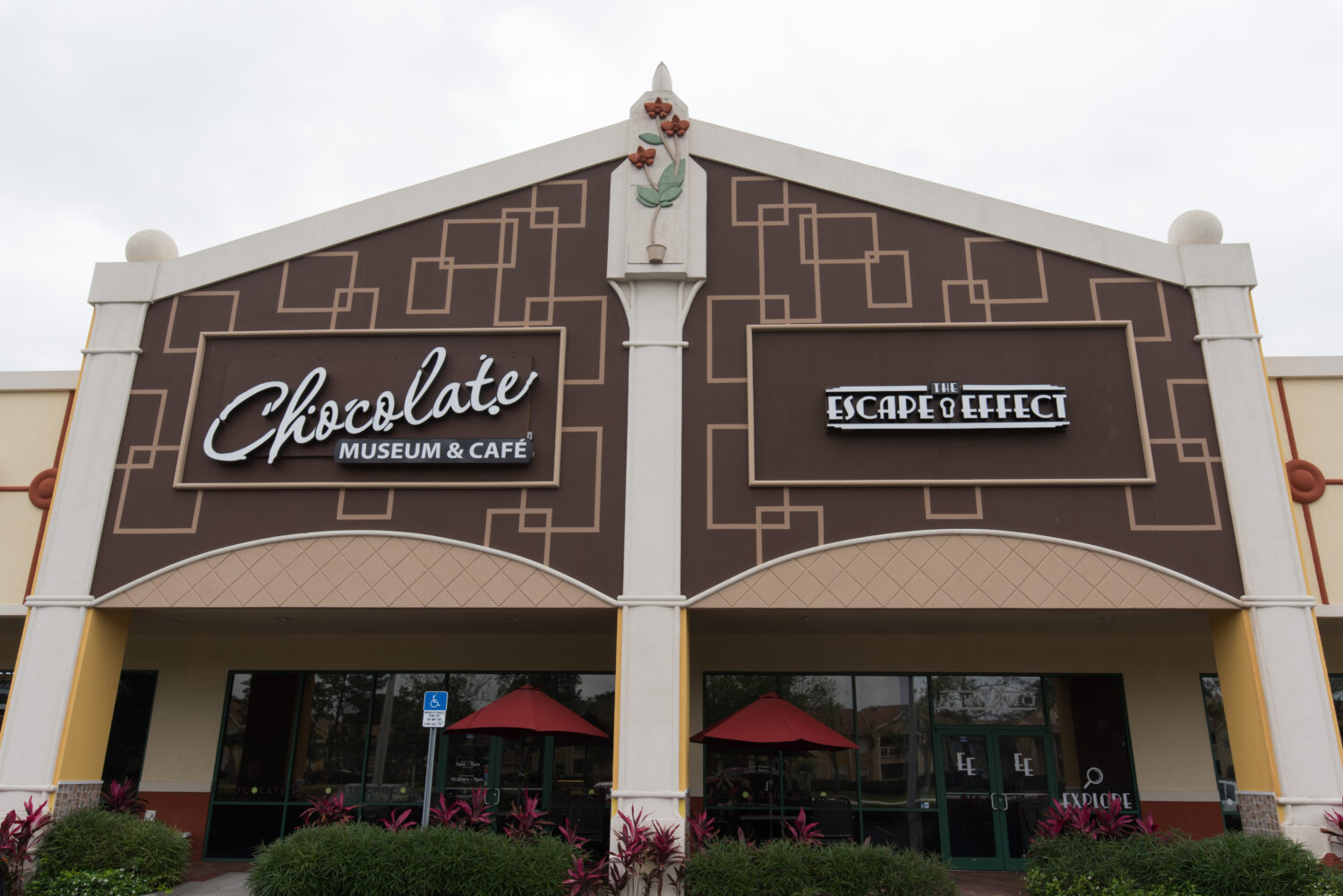 The exterior of the world of chocolate museum and cafe