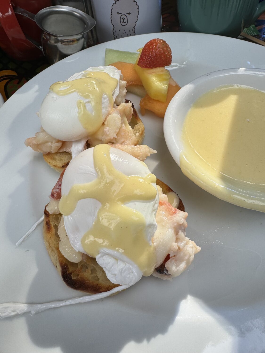 The famous Lobster Benedict.
