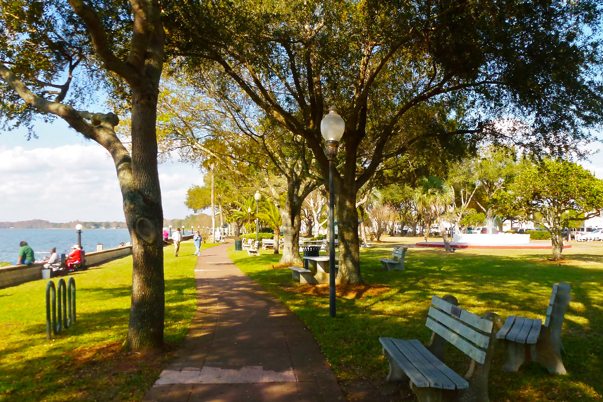The historic town of Eustis, Florida