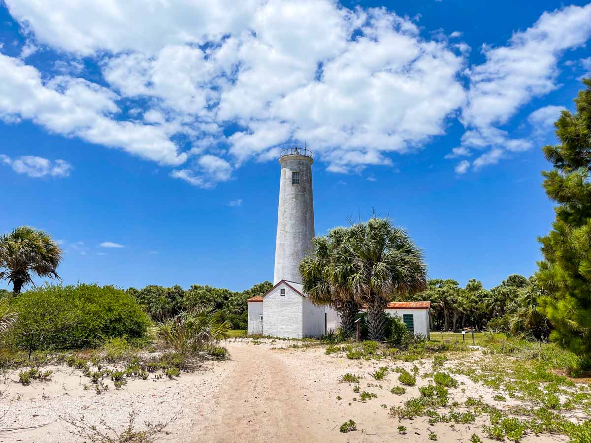 the iconic lighthouse in egmont key state park