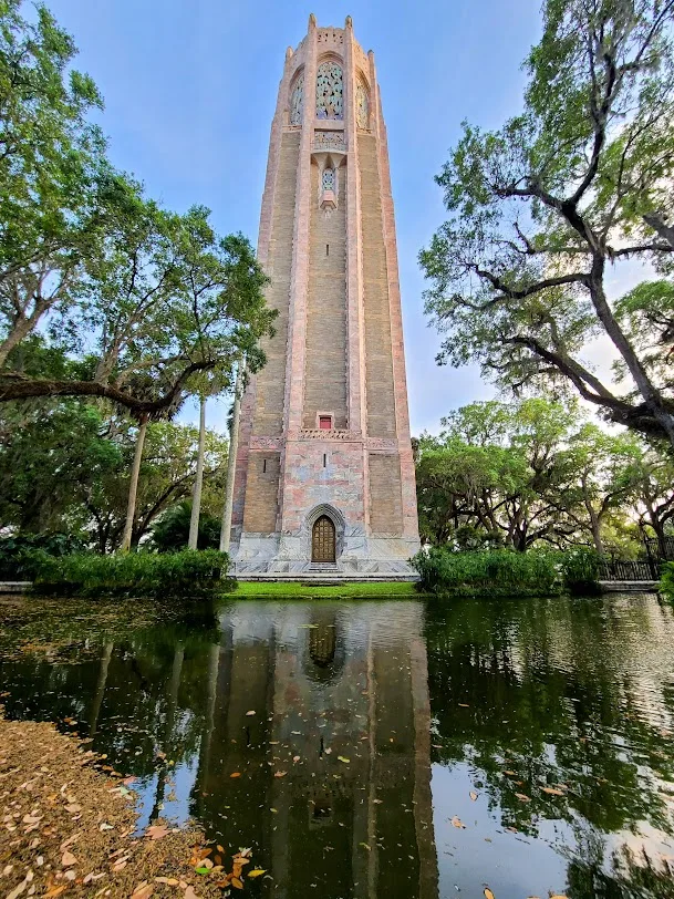 tower with trees