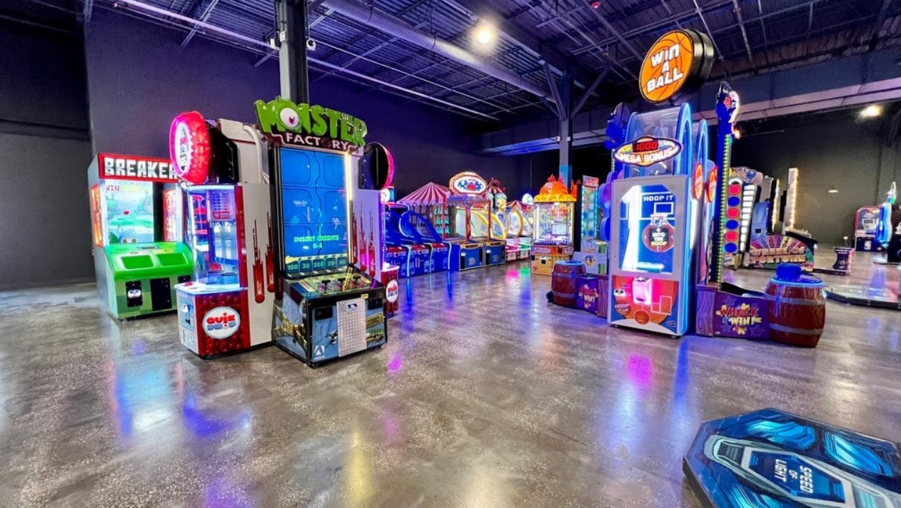 a picture of the parks cool arcade games