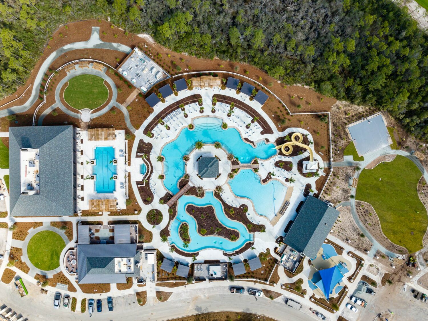 a shot of the resorts facilities