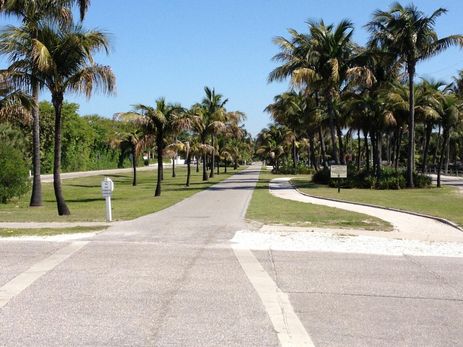 A paved and mostly flat bike trail
