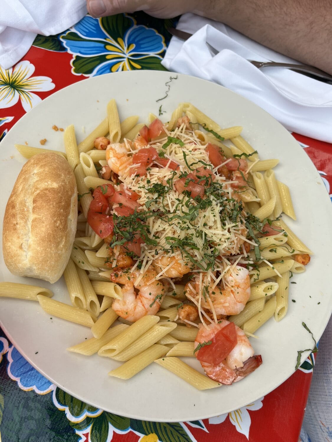 a plate of delicious pasta