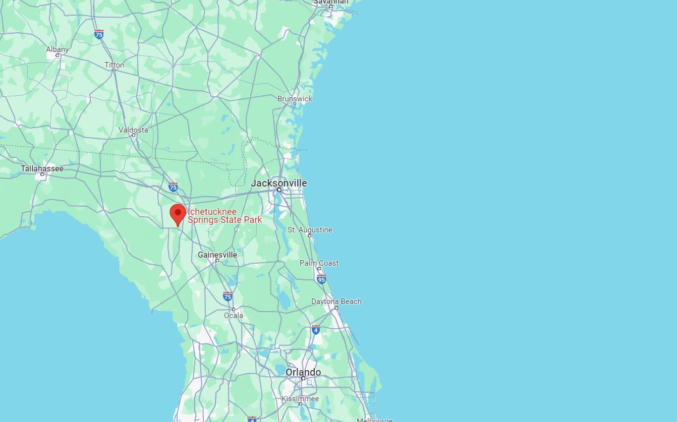 a screenshot of its google map location
